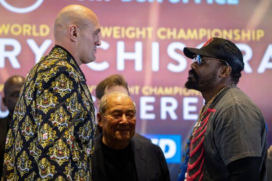 British Boxers Tyson Fury L Derek Editorial Stock Photo - Stock Image ...