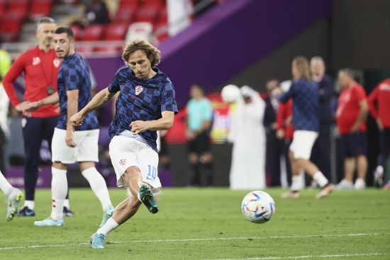 Luka Modric Croatia Practices Shooting Before Editorial Stock Photo ...