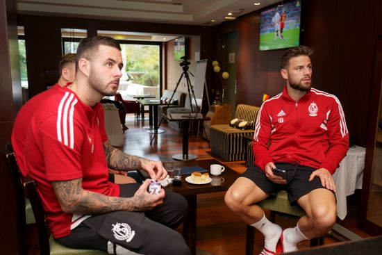 Group Players Standard De Liege Watches Editorial Stock Photo - Stock ...