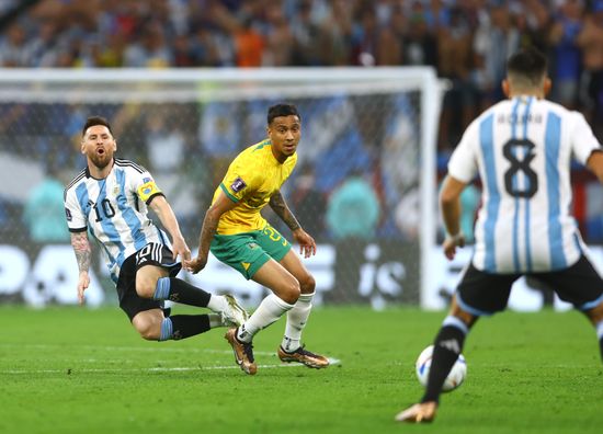 Lionel Messi Argentina Fouled By Keanu Editorial Stock Photo - Stock ...