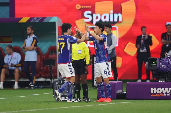 L R Ao Tanaka Wataru Endo Editorial Stock Photo - Stock Image ...