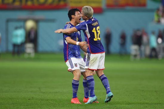 L R Wataru Endo Takuma Asano Editorial Stock Photo - Stock Image ...