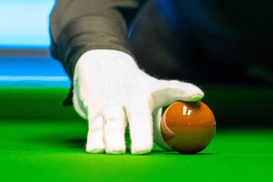 Referee Monika Sulkowska Places Brown Ball Editorial Stock Photo ...