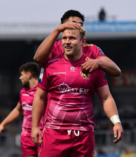 Jack Innard Captain Exeter Chiefs Celebrates Editorial Stock Photo ...