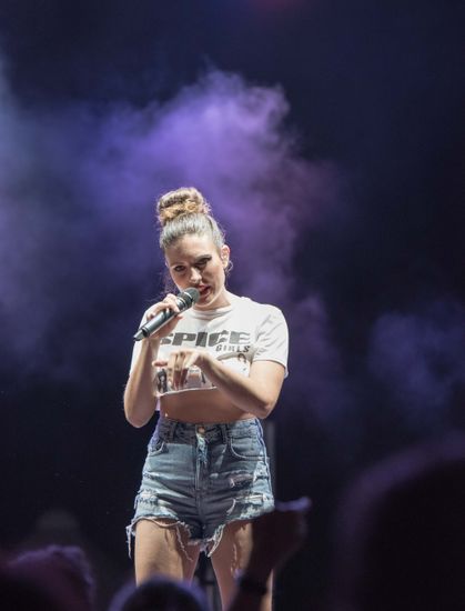 Italian Singer Ditonellapiaga Live Naples Palazzo Editorial Stock Photo ...