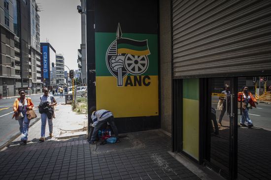 Anc Members Walk Past Anc Head Editorial Stock Photo - Stock Image ...