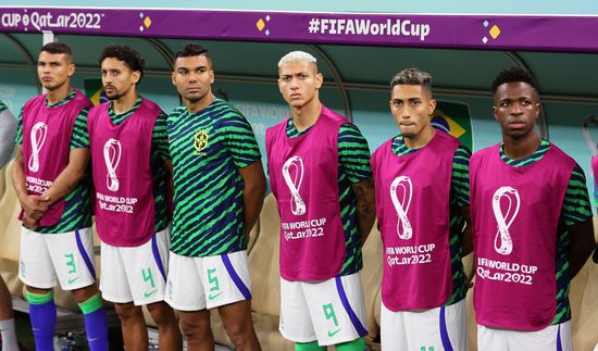 Richarlison 3r Brazil Teammates Attend National Editorial Stock Photo ...