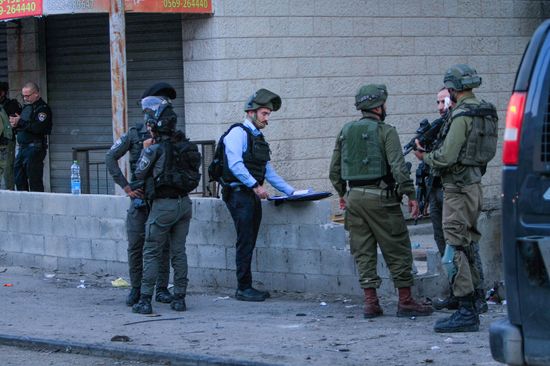 Israeli Soldiers Securing Area Moments After Editorial Stock Photo ...