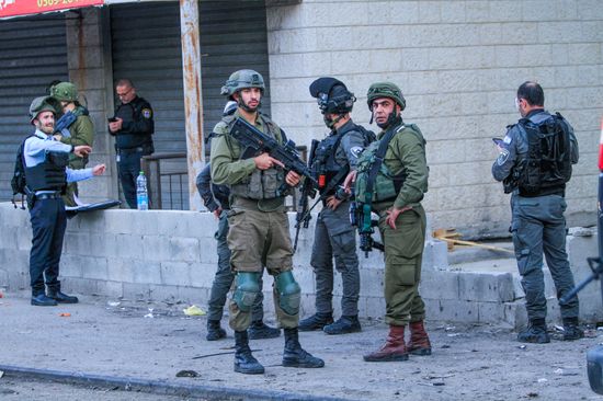 Israeli Soldiers Securing Area Moments After Editorial Stock Photo ...