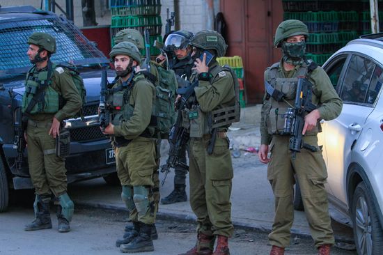 Israeli Soldiers Securing Area Moments After Editorial Stock Photo ...