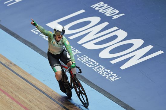 Emily Kay Ireland Celebrating Her Victory Editorial Stock Photo - Stock ...