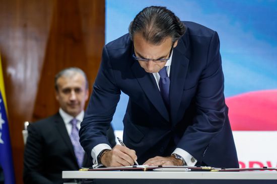 Chevron President Javier La Rosa Participates Editorial Stock Photo ...
