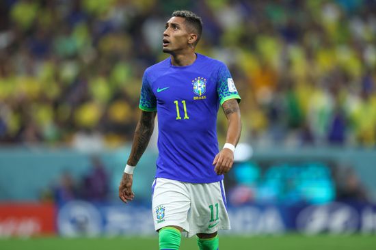 Raphinha Brazil During Fifa World Cup Editorial Stock Photo - Stock ...
