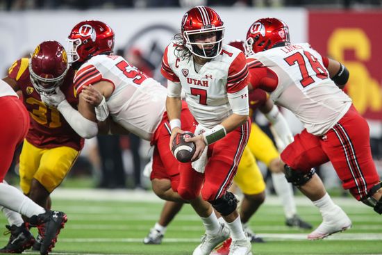 Utah Utes Quarterback Cameron Rising 7 Editorial Stock Photo - Stock ...