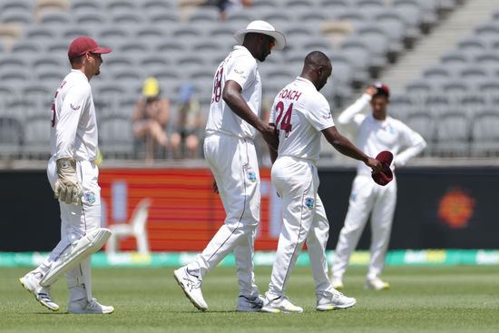 Kemar Roach West Indies Leaves Field Editorial Stock Photo - Stock ...