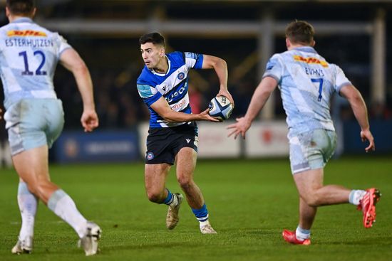Orlando Bailey Bath Rugby Looks Pass Editorial Stock Photo - Stock ...
