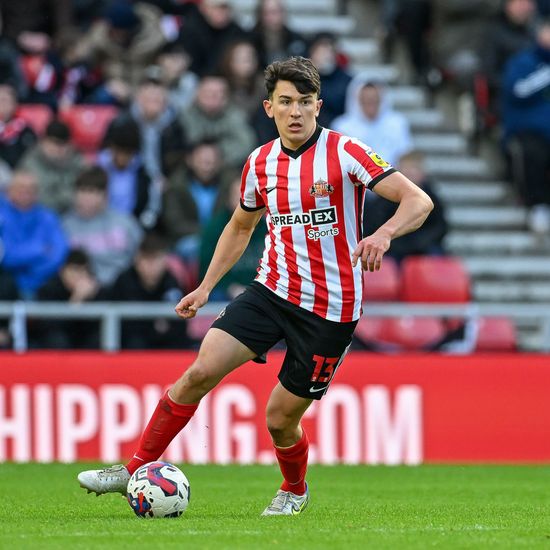 Sunderlands Luke Onien During Efl Sky Editorial Stock Photo - Stock ...