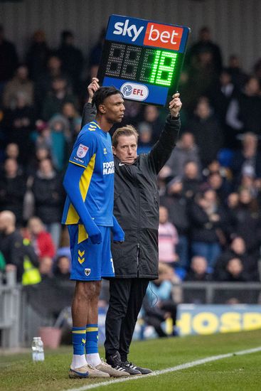 Fourth Official Andrew Laver Afc Wimbledon Editorial Stock Photo ...