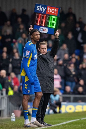 Fourth Official Andrew Laver Afc Wimbledon Editorial Stock Photo - Stock Image | Shutterstock