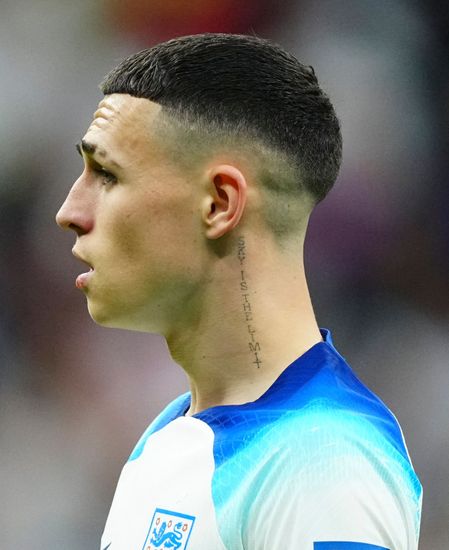 Phil Foden England Tattoo On His Editorial Stock Photo - Stock Image ...