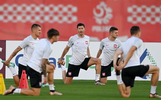 Poland Captain Robert Lewandowski C Teammates Editorial Stock Photo ...