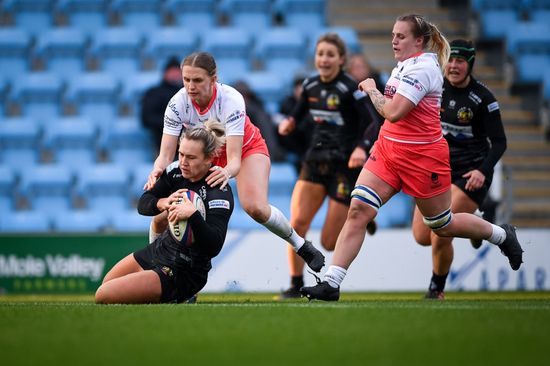 Liv Mcgoverne Exeter Chiefs Scores Try Editorial Stock Photo - Stock ...