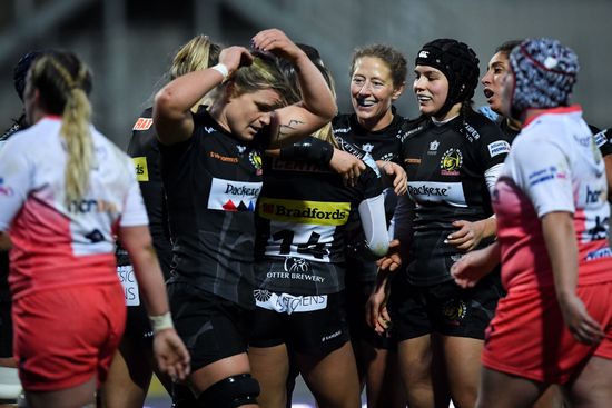 Kate Zackary Exeter Chiefs Celebrates Try Editorial Stock Photo - Stock ...