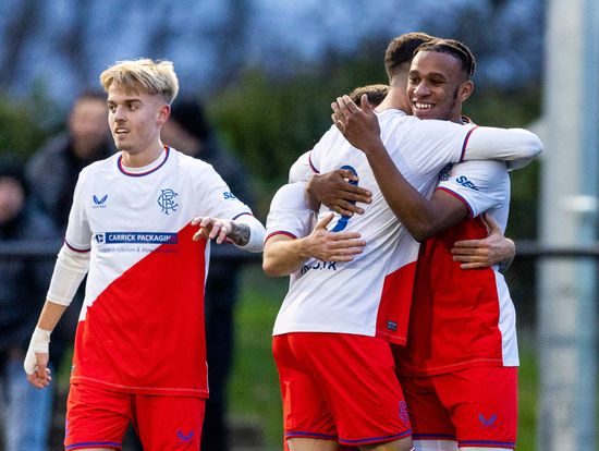 Rangers B Team Forward Zak Lovelace Editorial Stock Photo - Stock Image ...