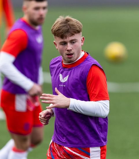 Rangers B Team Midfielder Charlie Lindsay Editorial Stock Photo - Stock ...