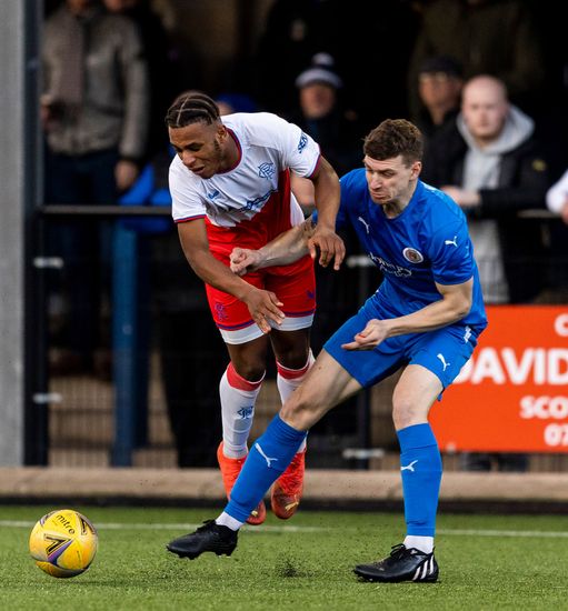 Rangers B Team Forward Zak Lovelace Editorial Stock Photo - Stock Image ...