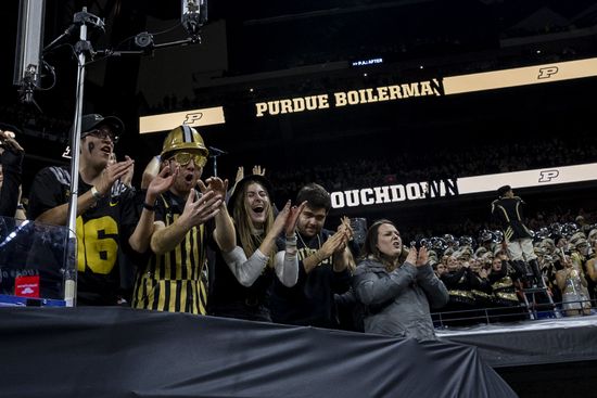 Purdue Fans Cheer On Their Team Editorial Stock Photo - Stock Image ...