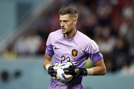 Holland Goalkeeper Andries Noppert During Fifa Editorial Stock Photo ...
