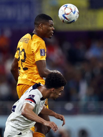 Lr Denzel Dumfries Holland Tyler Adams Editorial Stock Photo - Stock ...