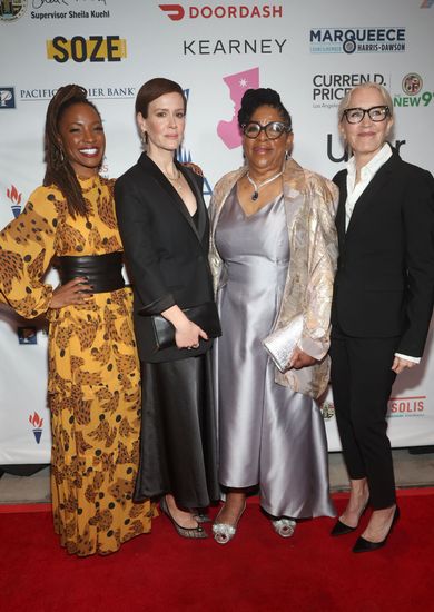 Shanola Hampton Sarah Paulson Susan Burton Editorial Stock Photo ...