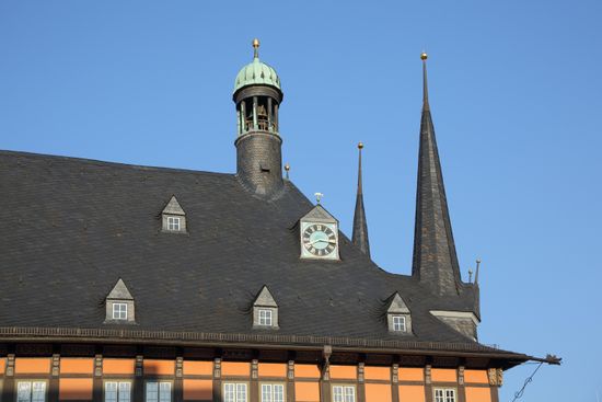 Roof Ridge Turret Dormers Clock Town Editorial Stock Photo - Stock ...