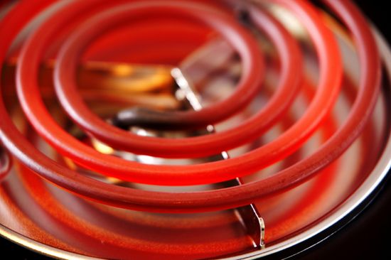 Glowing Heating Element On Electric Stove Editorial Stock Photo - Stock ...