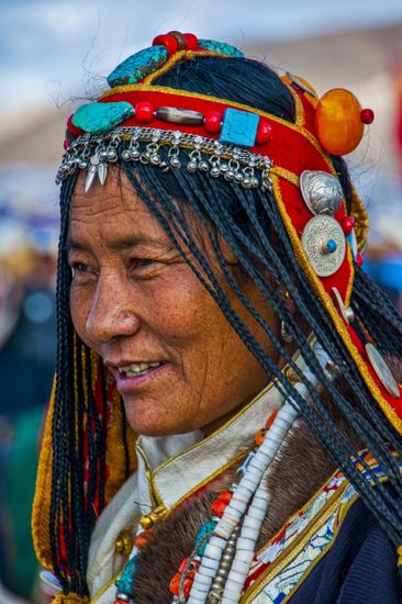 Traditional Dressed Woman On Festival Tribes Editorial Stock Photo ...