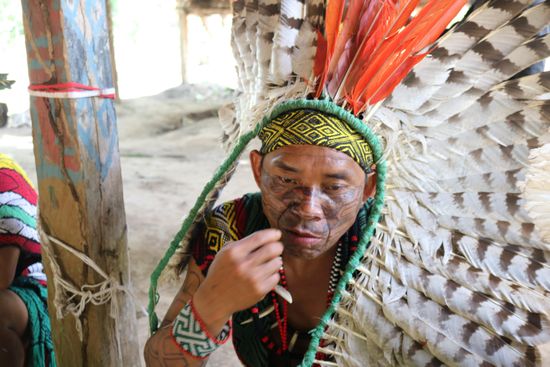 Indigenous People Leader Indigenous Community Huni Editorial Stock ...