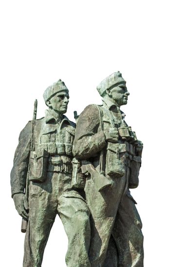 Commando Memorial Commemorate Commando Units Who Editorial Stock Photo ...