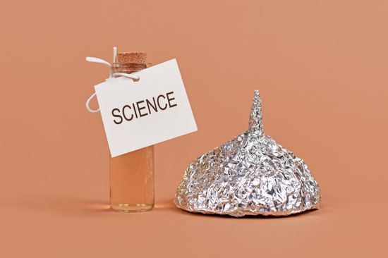 Concept Fighting Conspiracy Theories Science Tinfoil Editorial Stock ... Concept Fighting Conspiracy Theories Science Tinfoil Editorial Stock ...