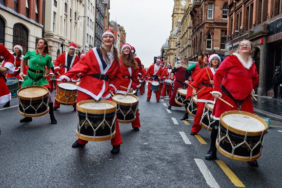 Katumba Drummers Annual Santa Dash Which Editorial Stock Photo - Stock Image | Shutterstock