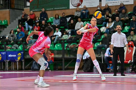Myriam Sylla Edina Begic Vero Volley Editorial Stock Photo - Stock ...