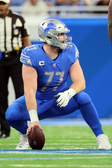 Detroit Lions Center Frank Ragnow 77 Editorial Stock Photo - Stock ...