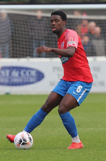 Dagenham Redbridges Omar Mussa During Vanarama Editorial Stock Photo ...