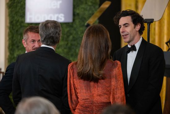 Sacha Baron Cohen Sean Penn Secretary Editorial Stock Photo - Stock ...