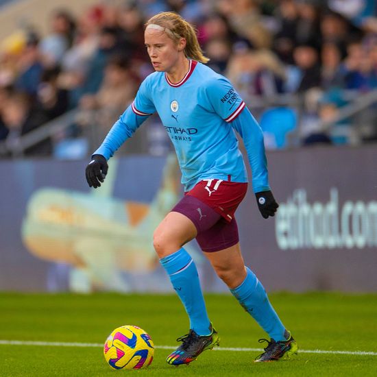 Julie Blakstad 41 Manchester City Possession Editorial Stock Photo ...