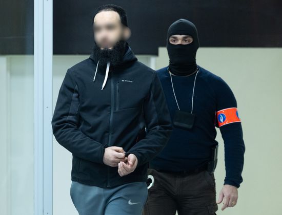 Accused Sofien Ayari Pictured During First Editorial Stock Photo ...