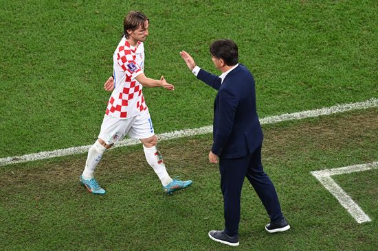 Luka Modric Croatia Shakes Hands Head Editorial Stock Photo - Stock ...