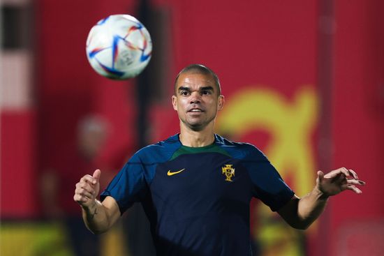 Portugal Player Pepe Attends Training Session Editorial Stock Photo ...