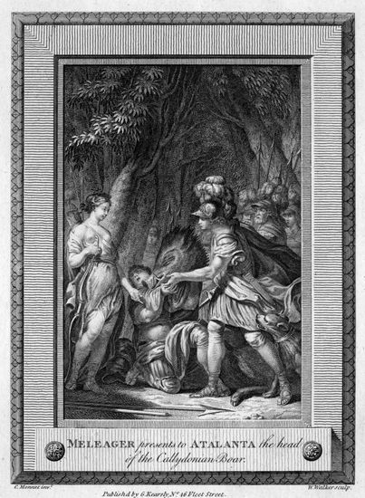 Meleager Presents Atalanta Princess Calydon Head Editorial Stock Photo ...